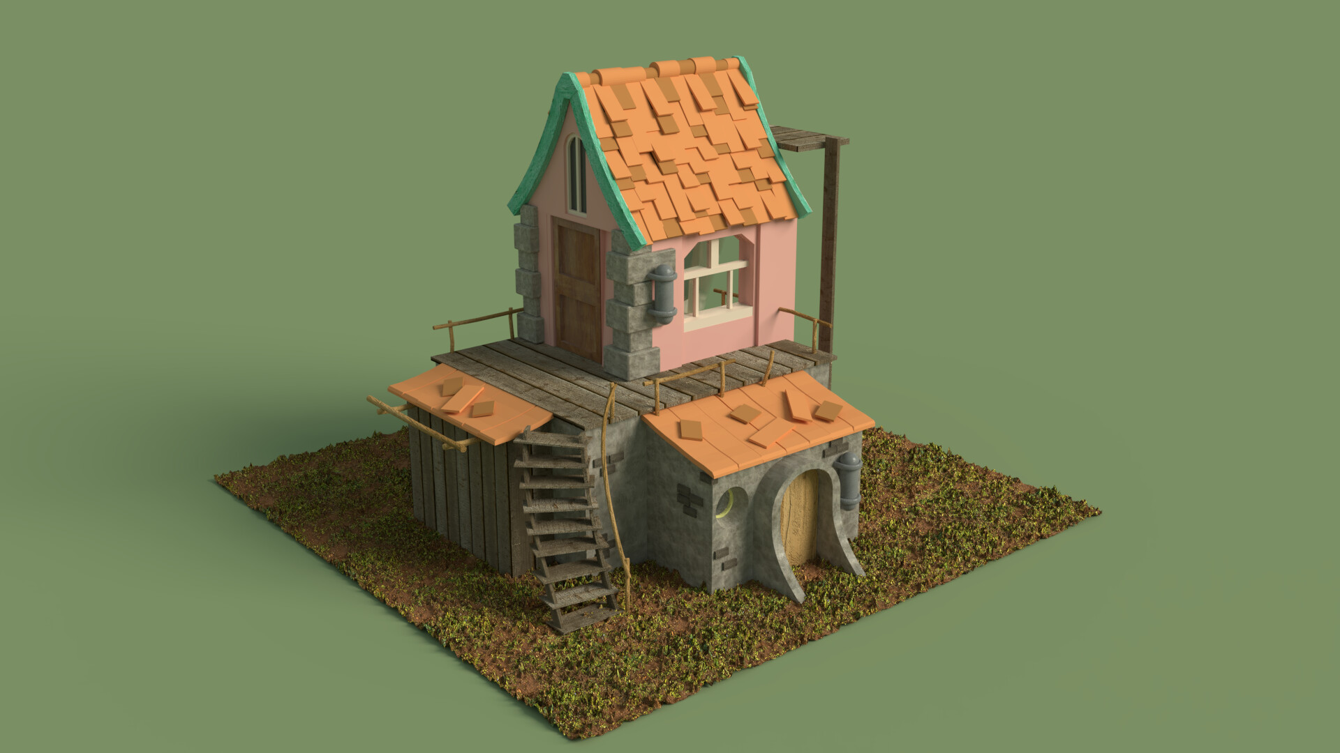 ArtStation - 3D House Art