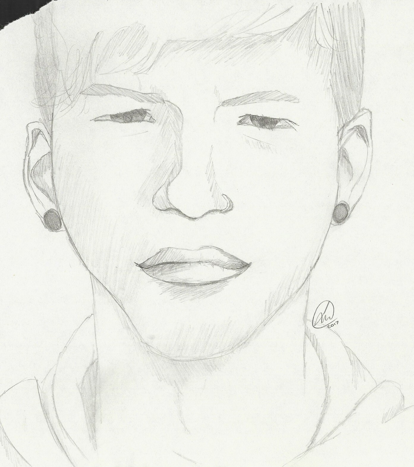 ArtStation - Drawing I did of Josh Dun of Twenty One Pilots