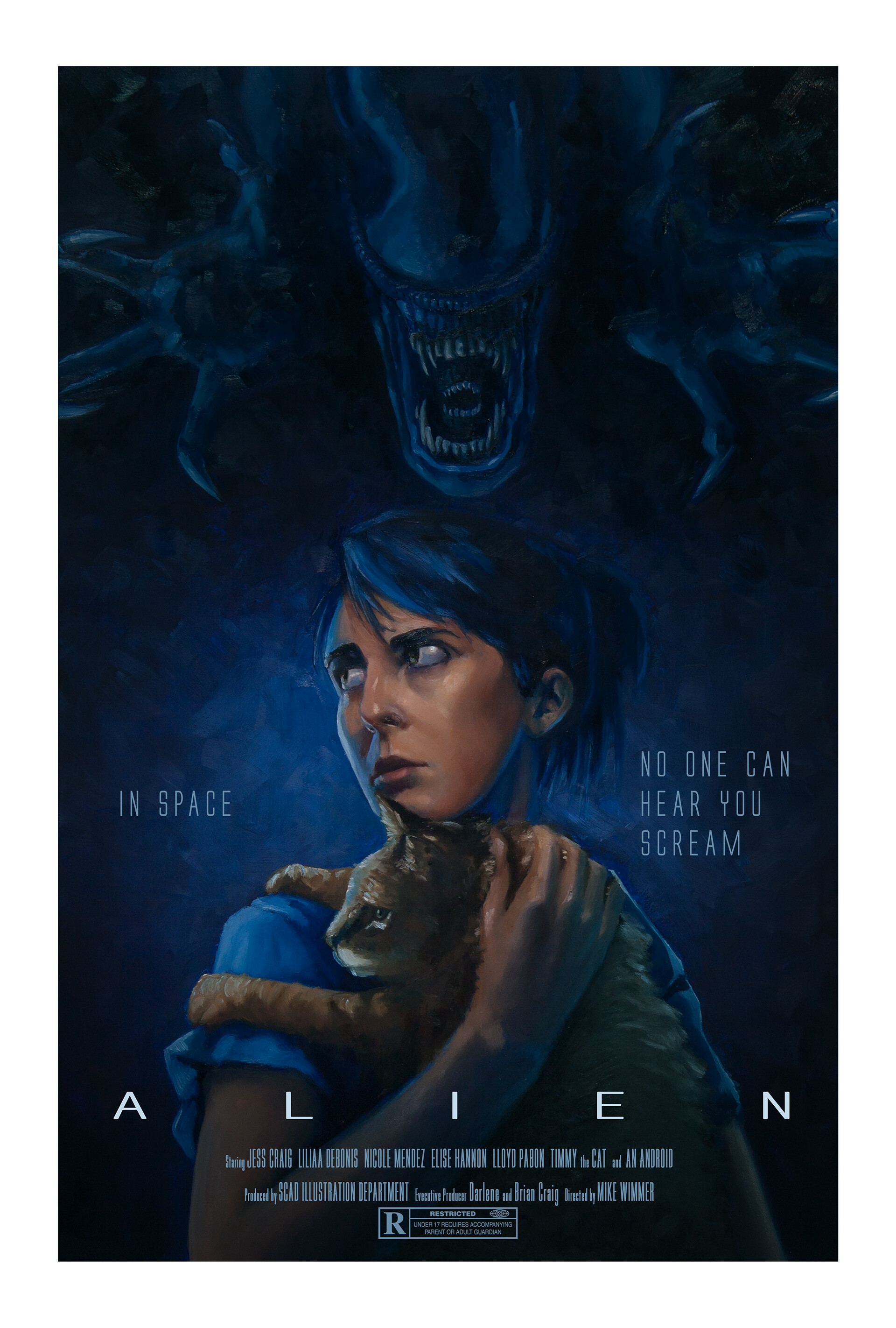 ArtStation - Alien Self Portrait