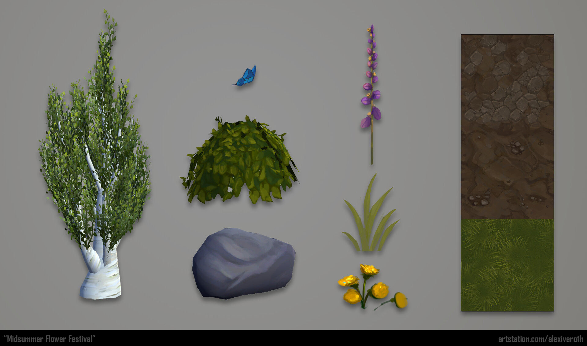 Alex Iveroth - Blizzard Student Art Contest 2019 - Midsummer Flower ...