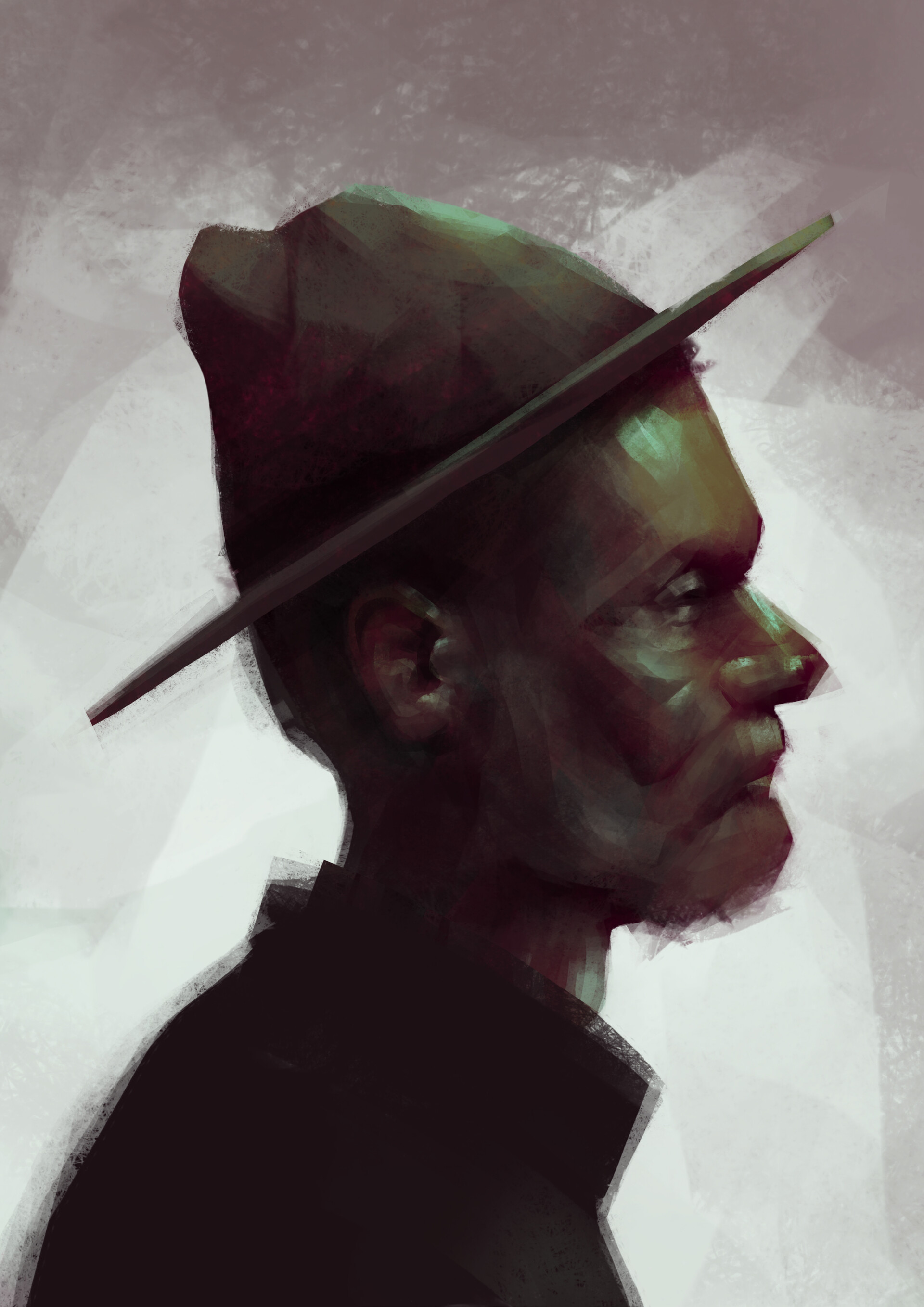 ArtStation - A man with a hat