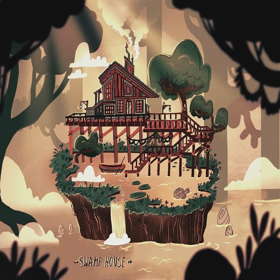 ArtStation - Swamp House 2