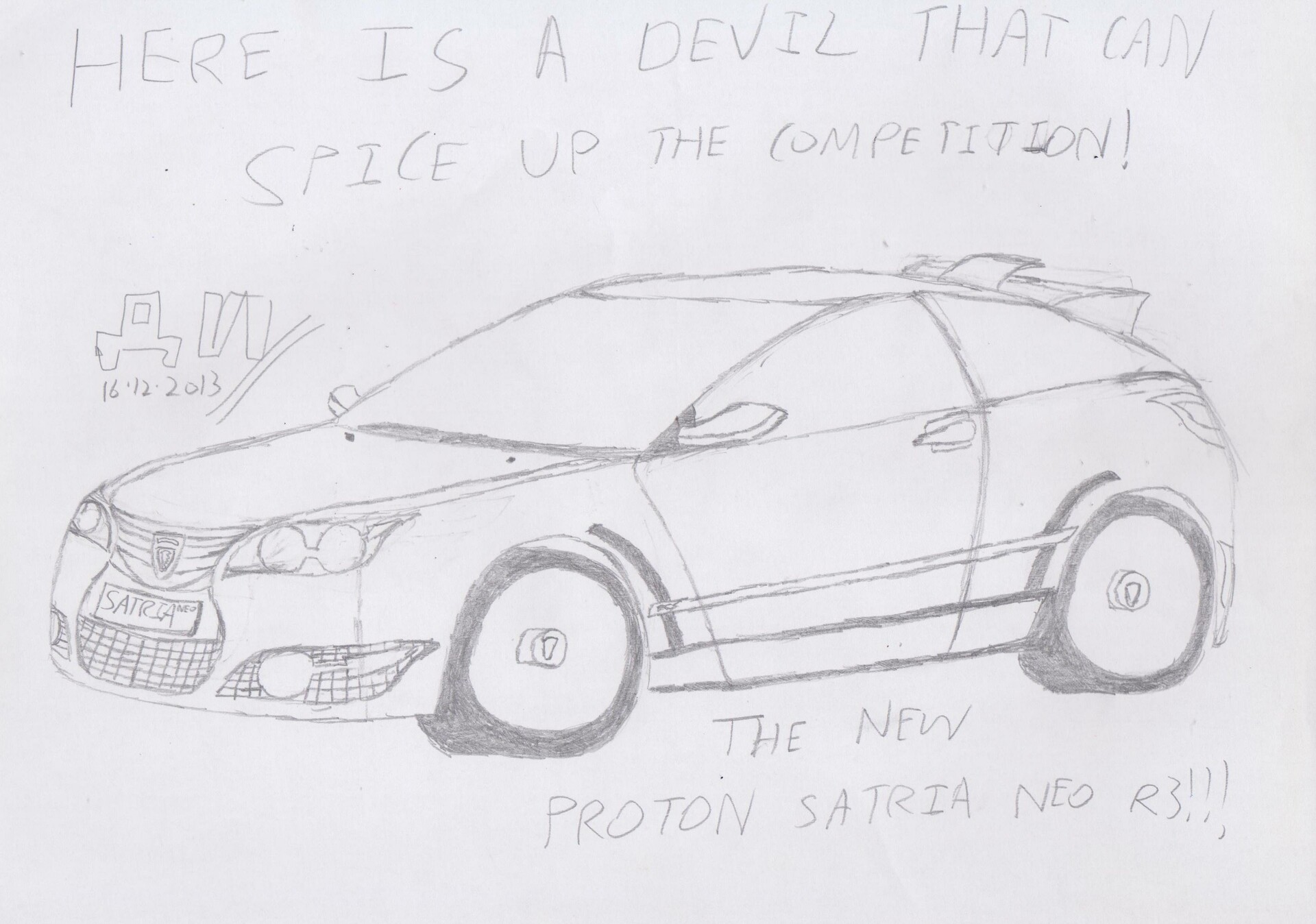 ArtStation - PROTON Satria Neo R3 Concept