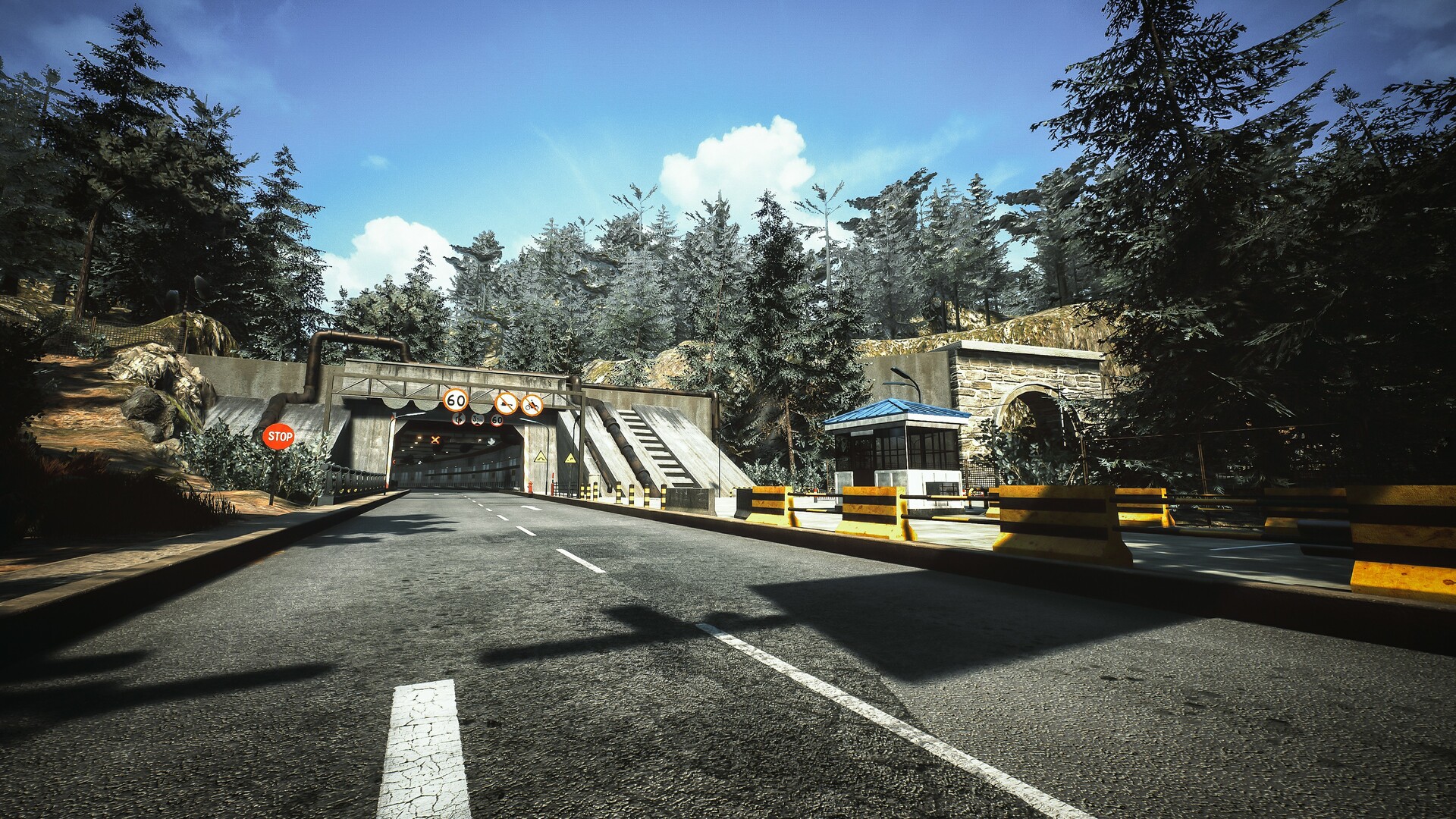 ArtStation - Field road section driving