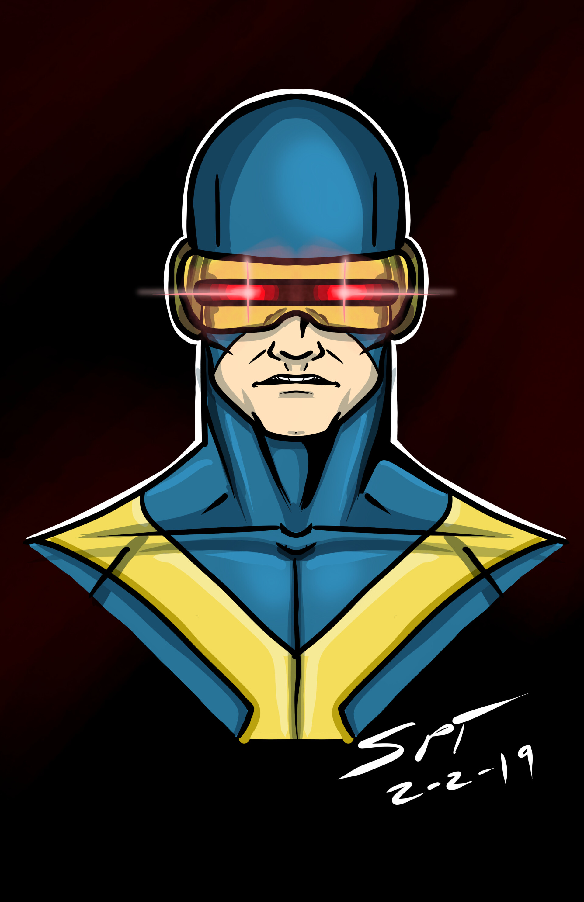 ArtStation - Cyclops headshot