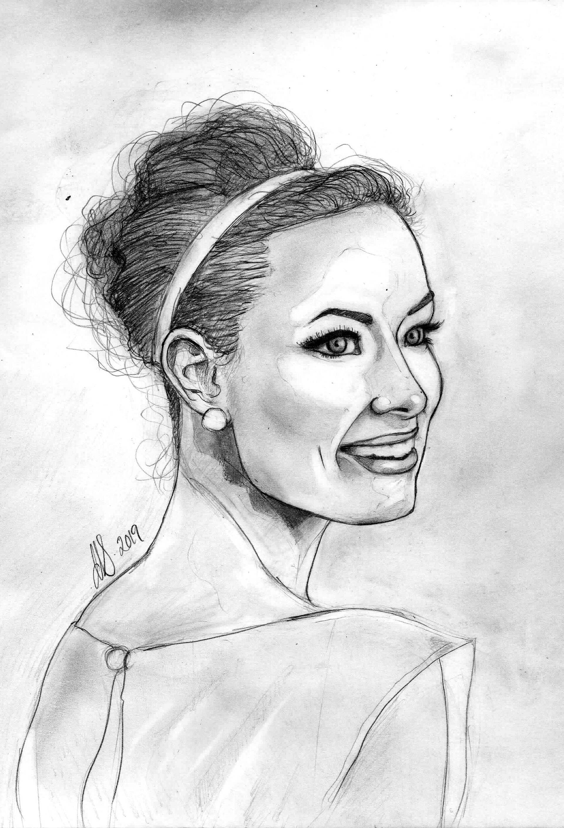 ArtStation - Female celebrity nr 1