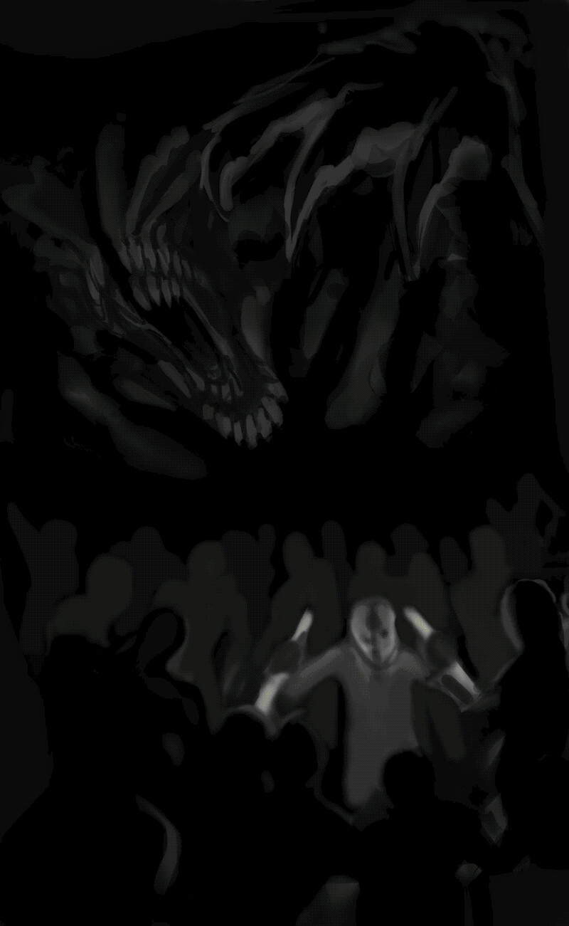 ArtStation - Dark is coming process