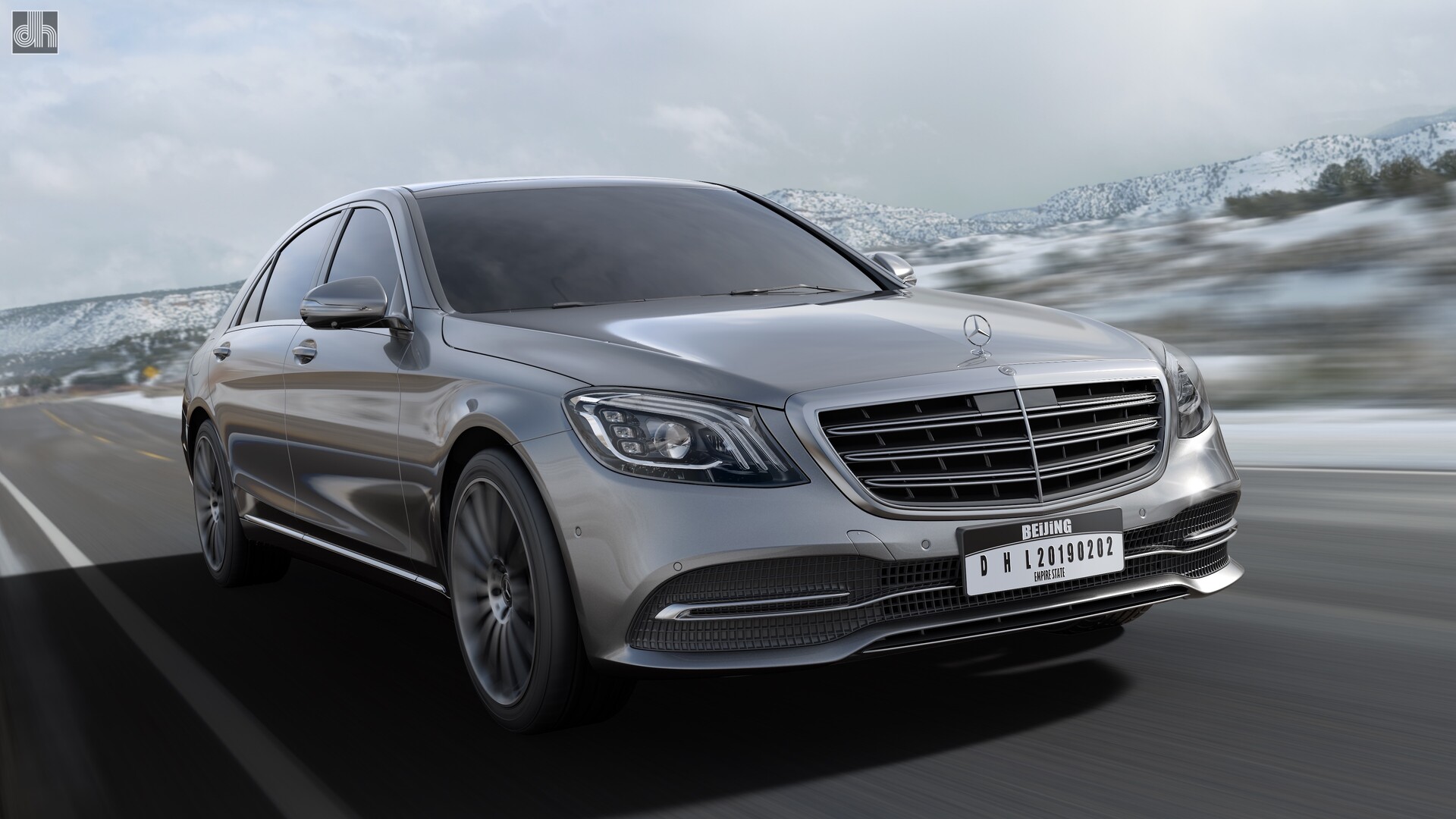 ArtStation - Mercedes Benz s450l - CGI