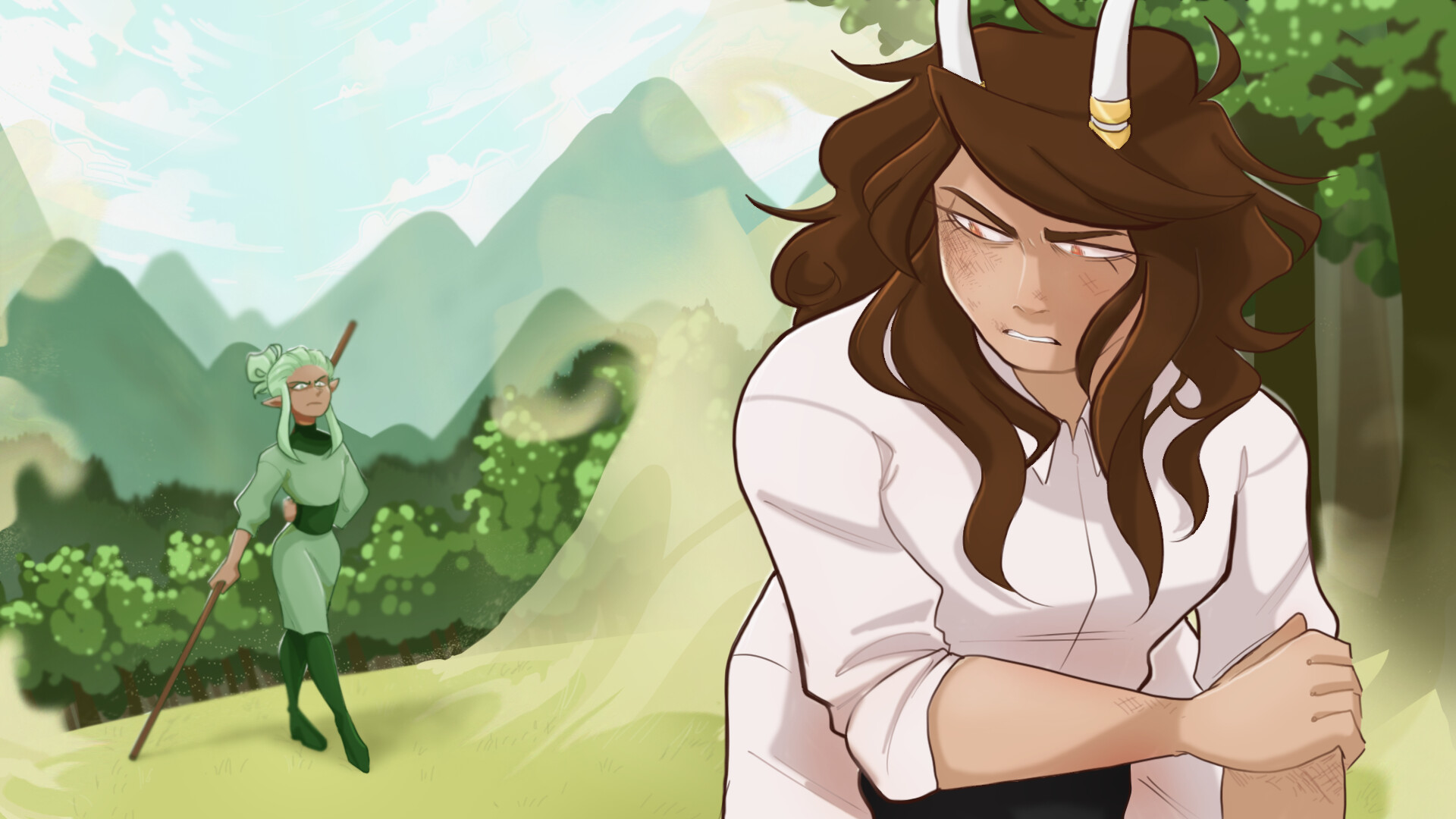 ArtStation - Greed vs Envy