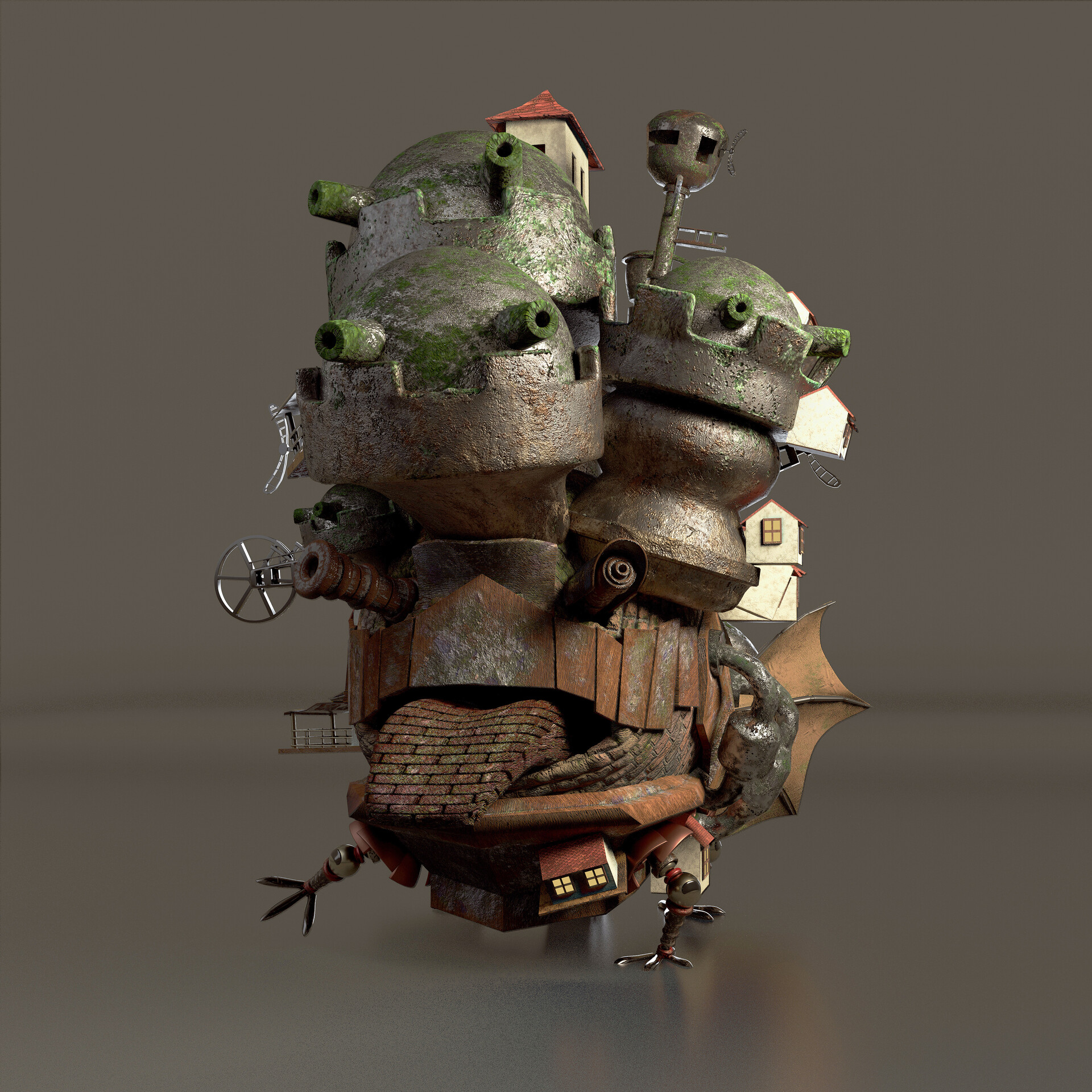 ArtStation - Howel's Moving Castle