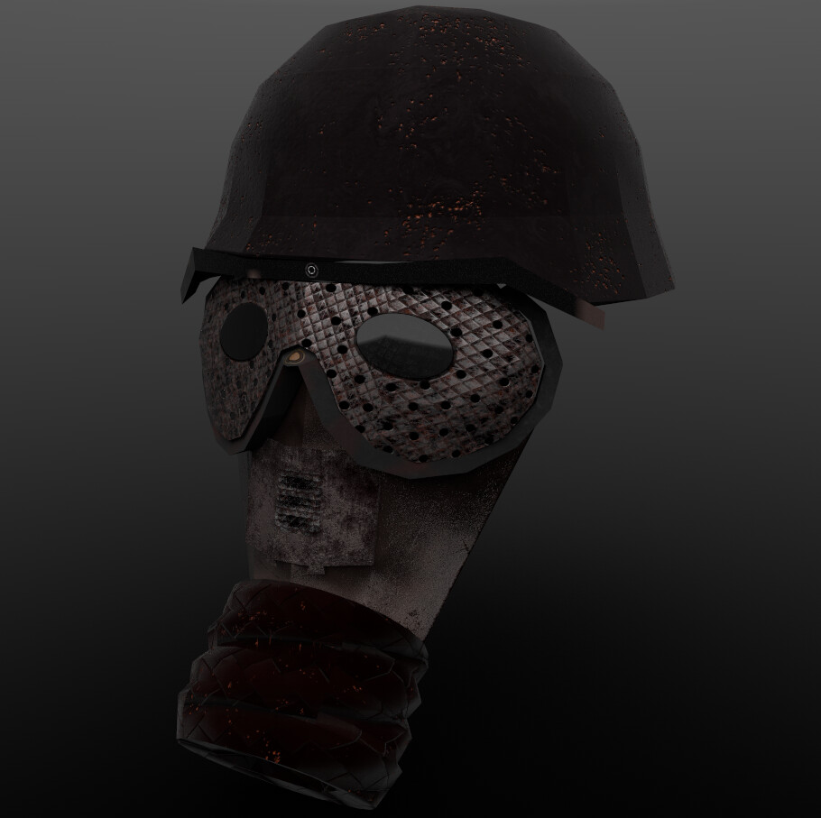 John Cyrus Tuico - Post Apocalyptic German Helmet