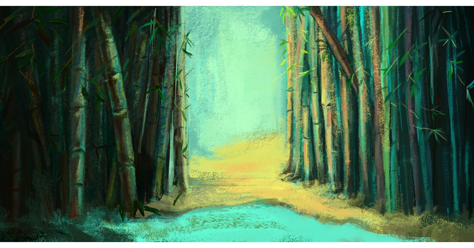 ArtStation - Bamboo illustration