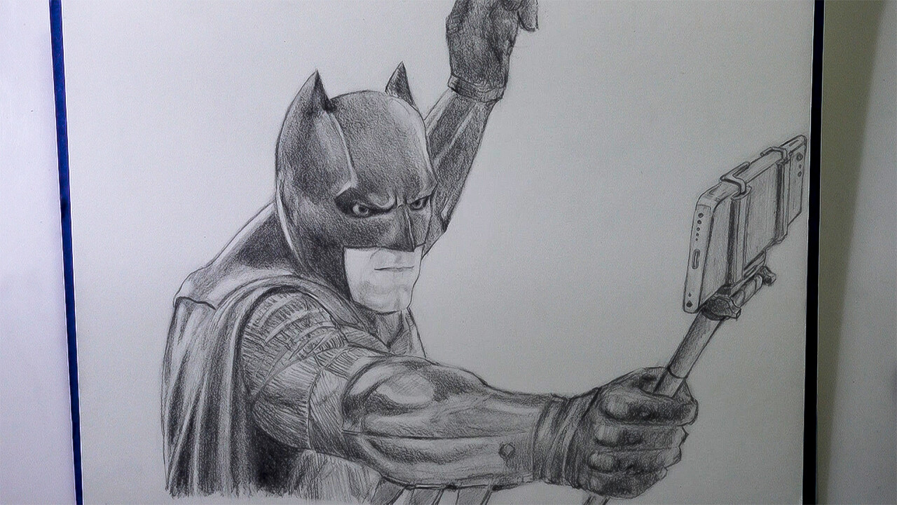 ArtStation - Batman selfie