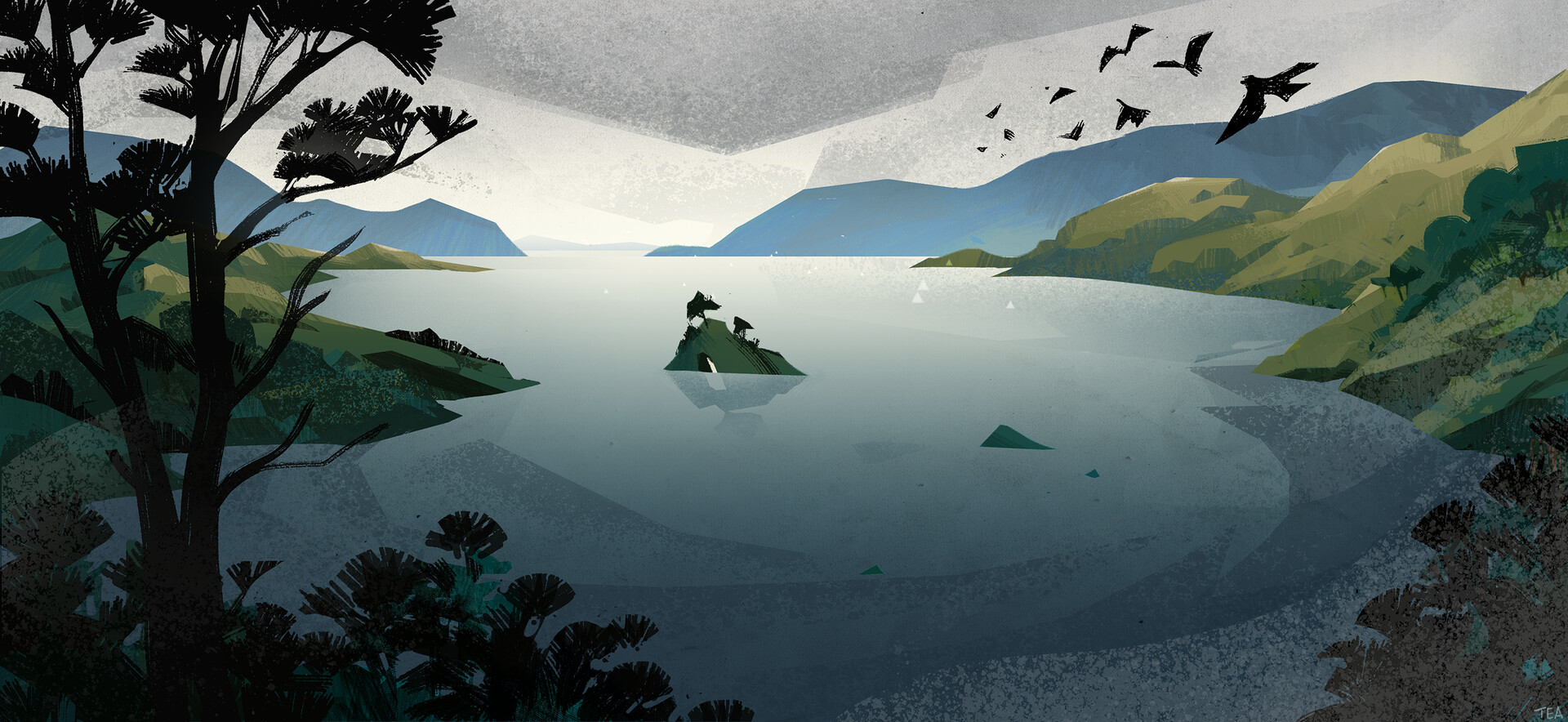 ArtStation - Sea Maiden's Loch - The Sea Maiden