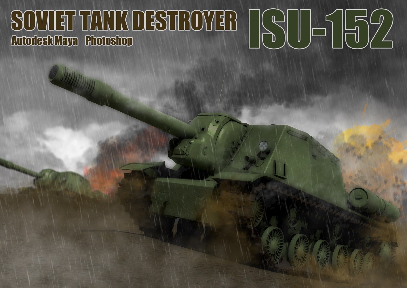 ArtStation - ISU-152
