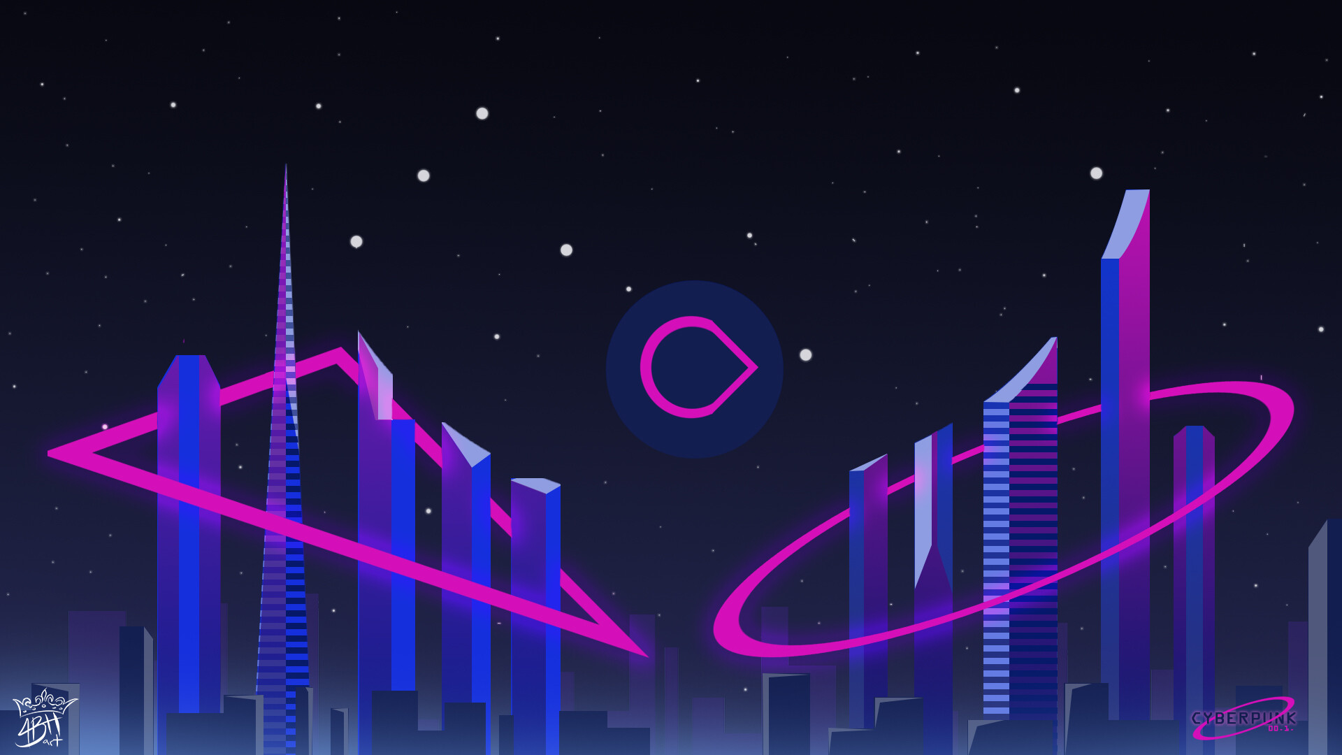 ArtStation - Cyberpunk city 00.1.