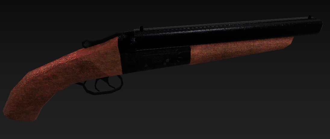ArtStation - Short Double-Barrel Shotgun