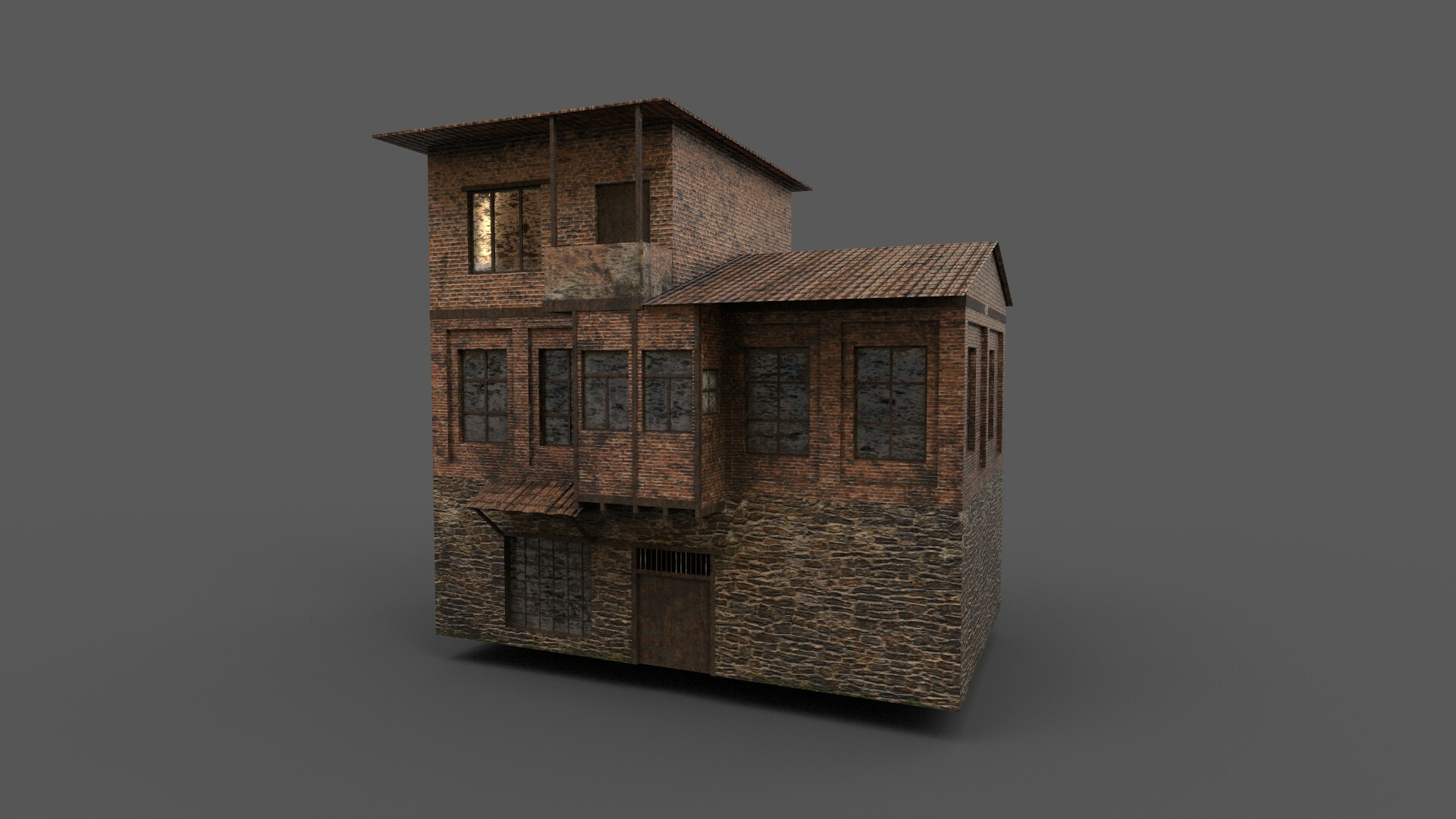 ArtStation - Simple Low Poly Old House