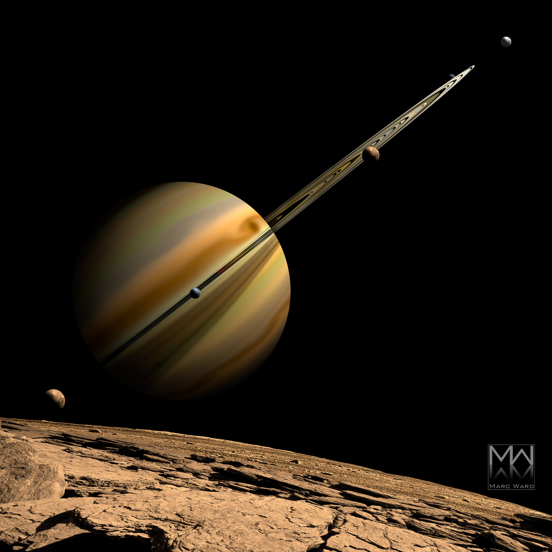 Marc Ward and Cosmicvue - View From the 6th Moon