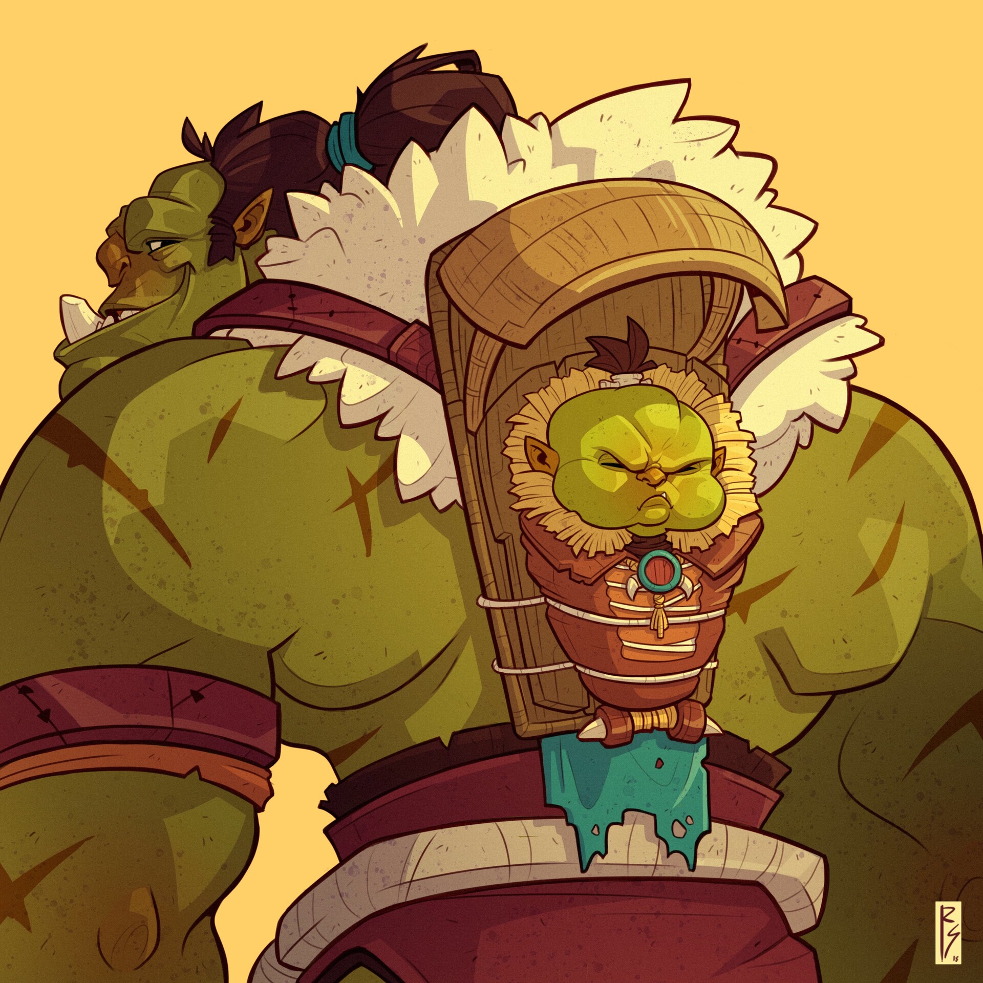 ArtStation - Orc Baby