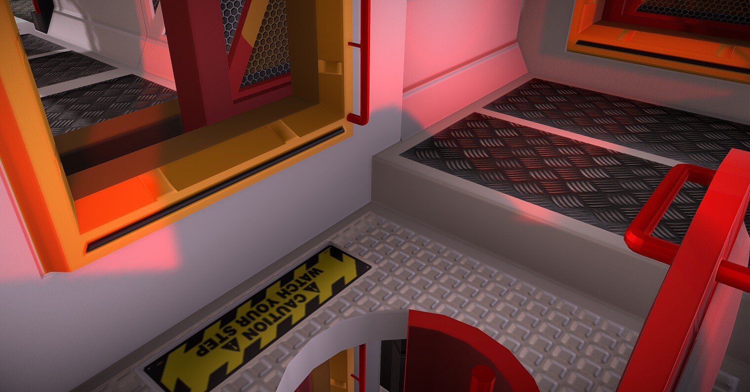 John Cavalieri - Super low poly space station modular kit