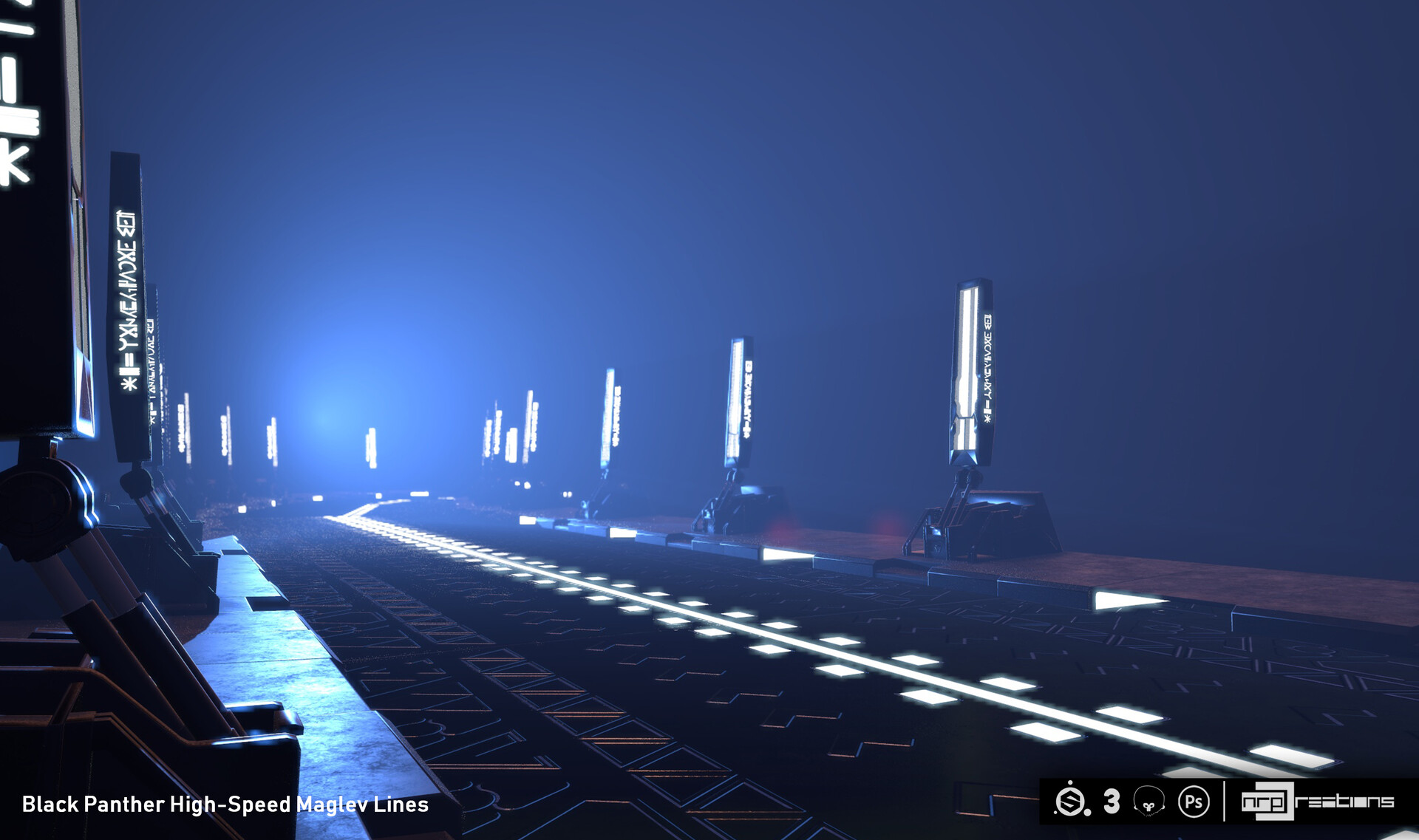 Nandu Renchi Philip (NRP) - Black Panther/ Wakanda High-speed Freight Lines