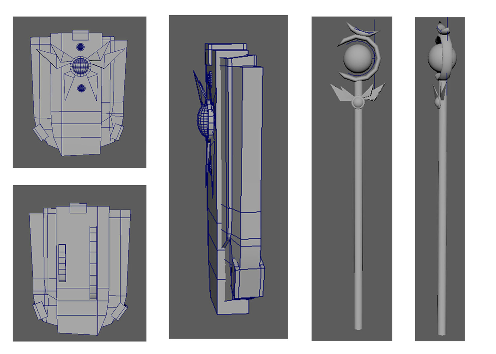 ArtStation - weapon and shield model
