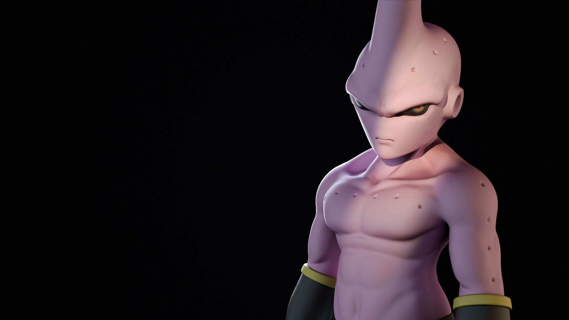 ArtStation - Angry Kid Buu Sculpt