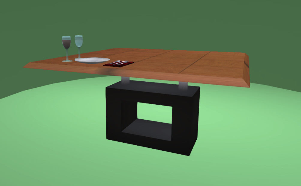 Sean Rummel - modern table with props