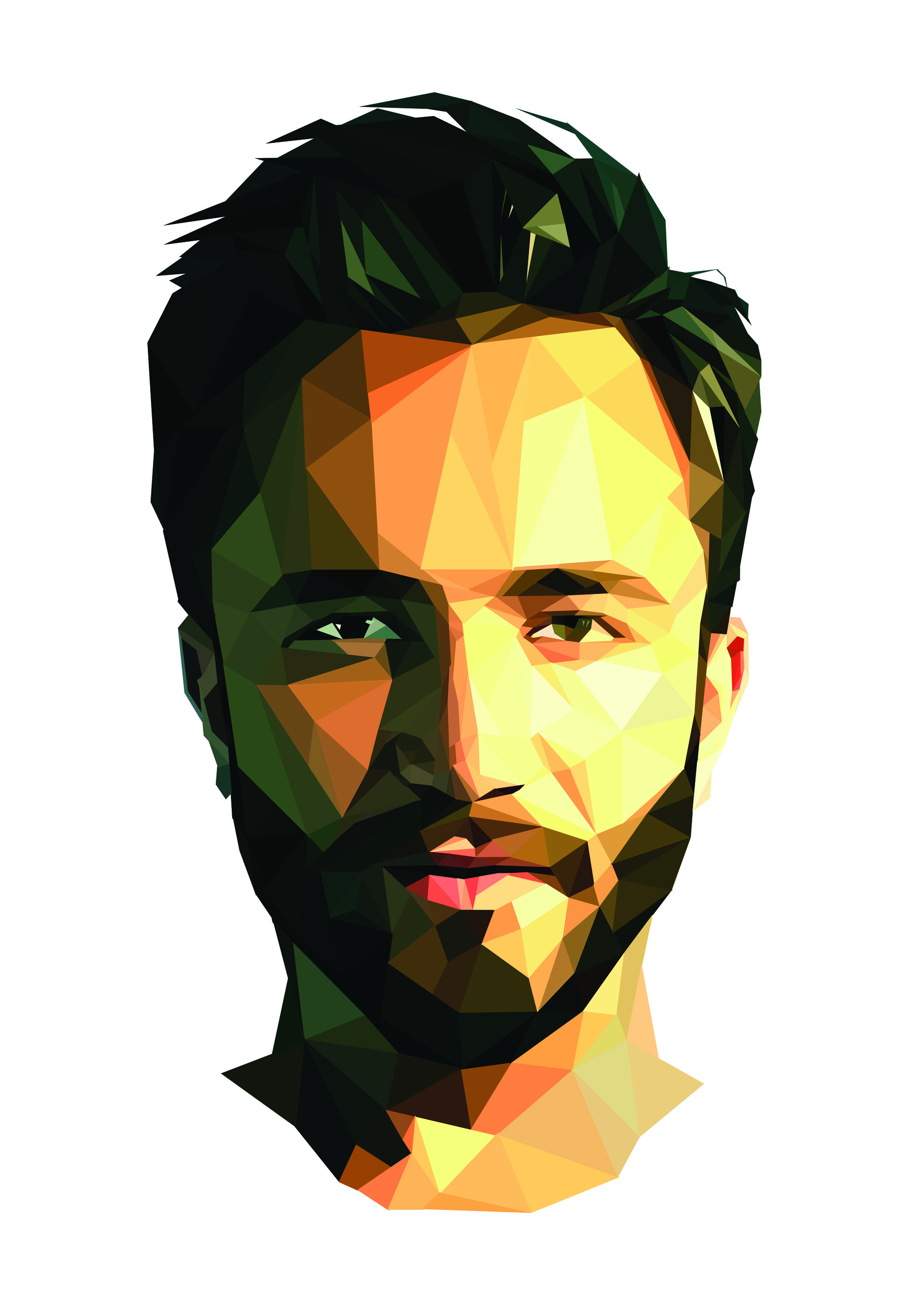 ArtStation - polygon portrait