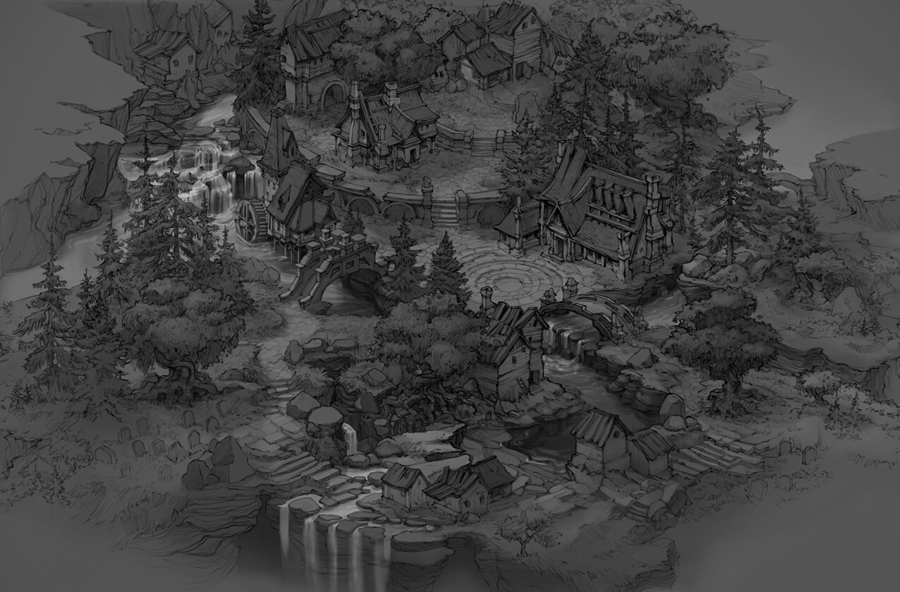 ArtStation - map concept