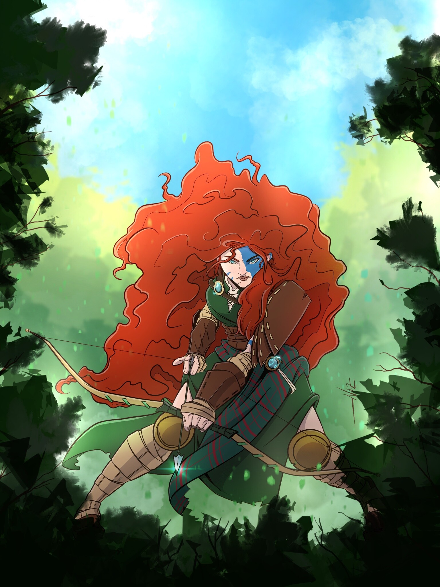 ArtStation - Brave-Heart Merida