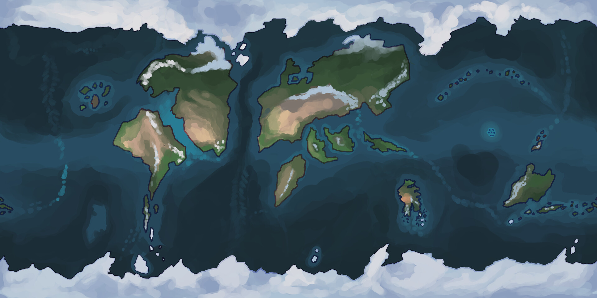 ArtStation - Geographic Map of Ura
