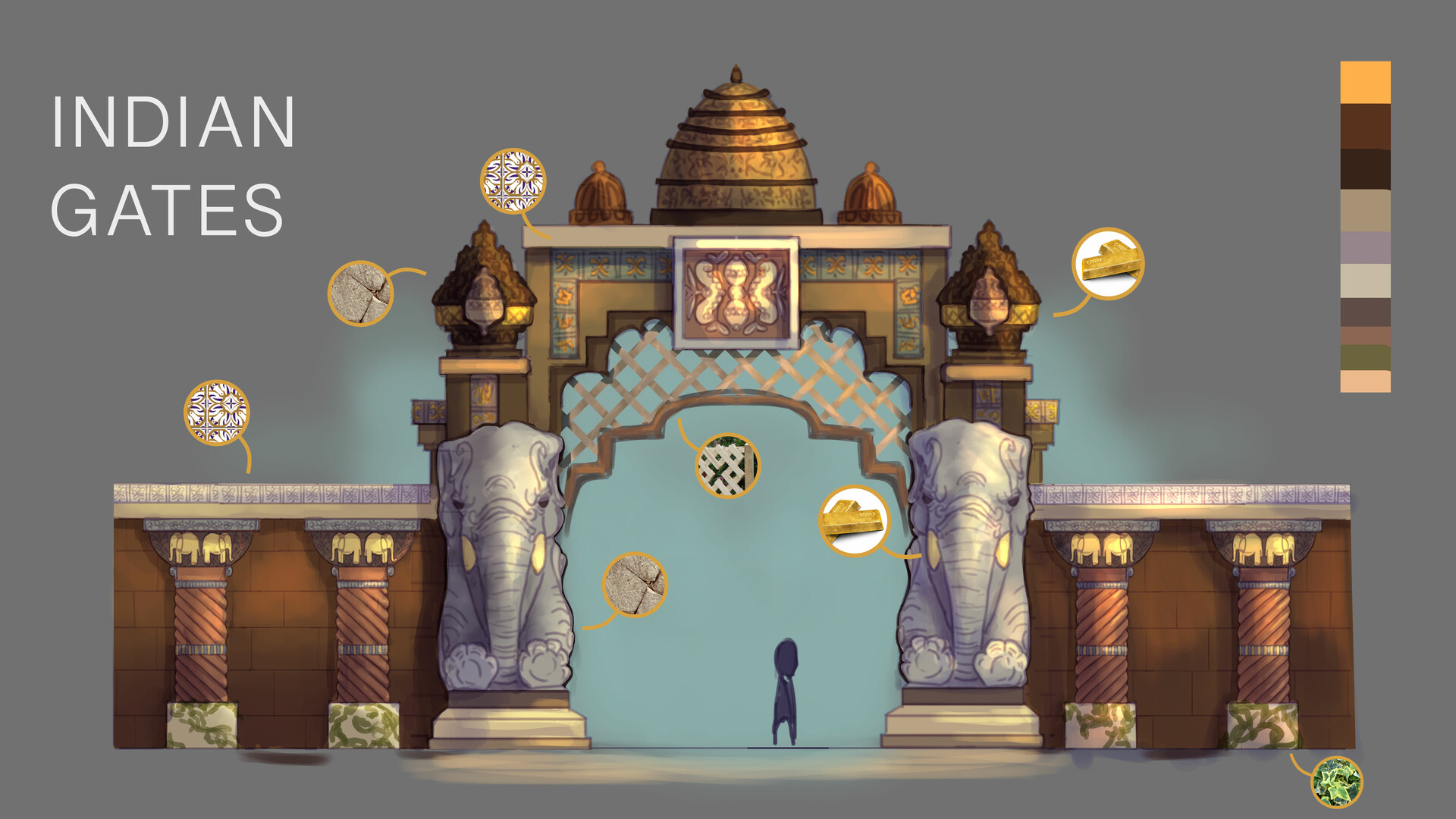 ArtStation - Indian gates