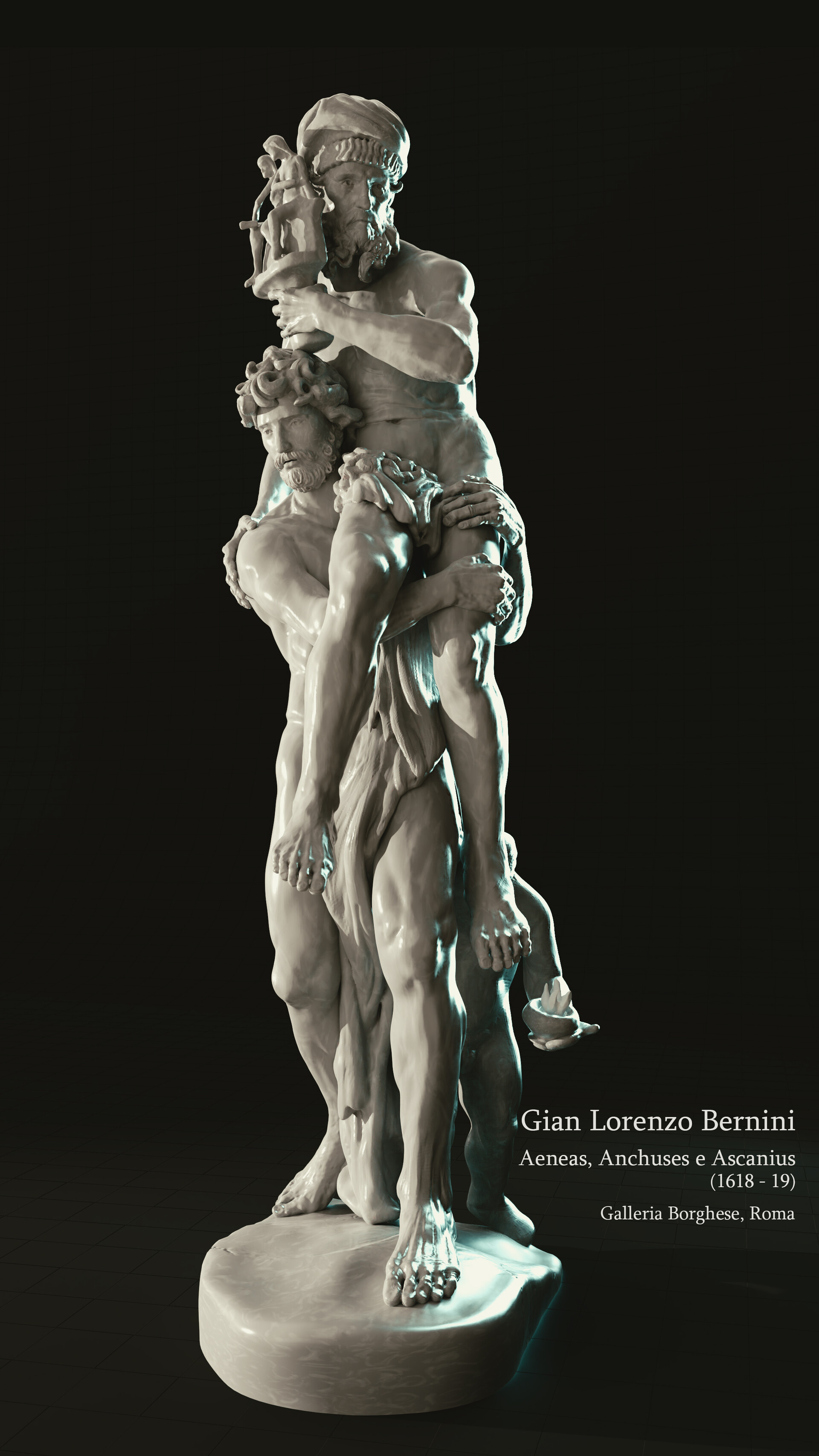 aeneas statue bernini