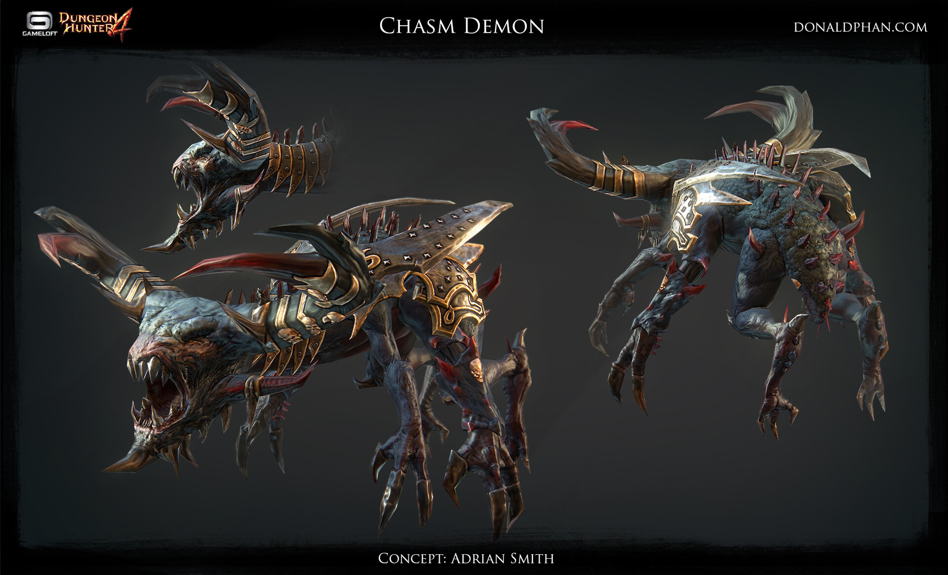 ArtStation - Dungeon Hunter 4: Chasm Demon