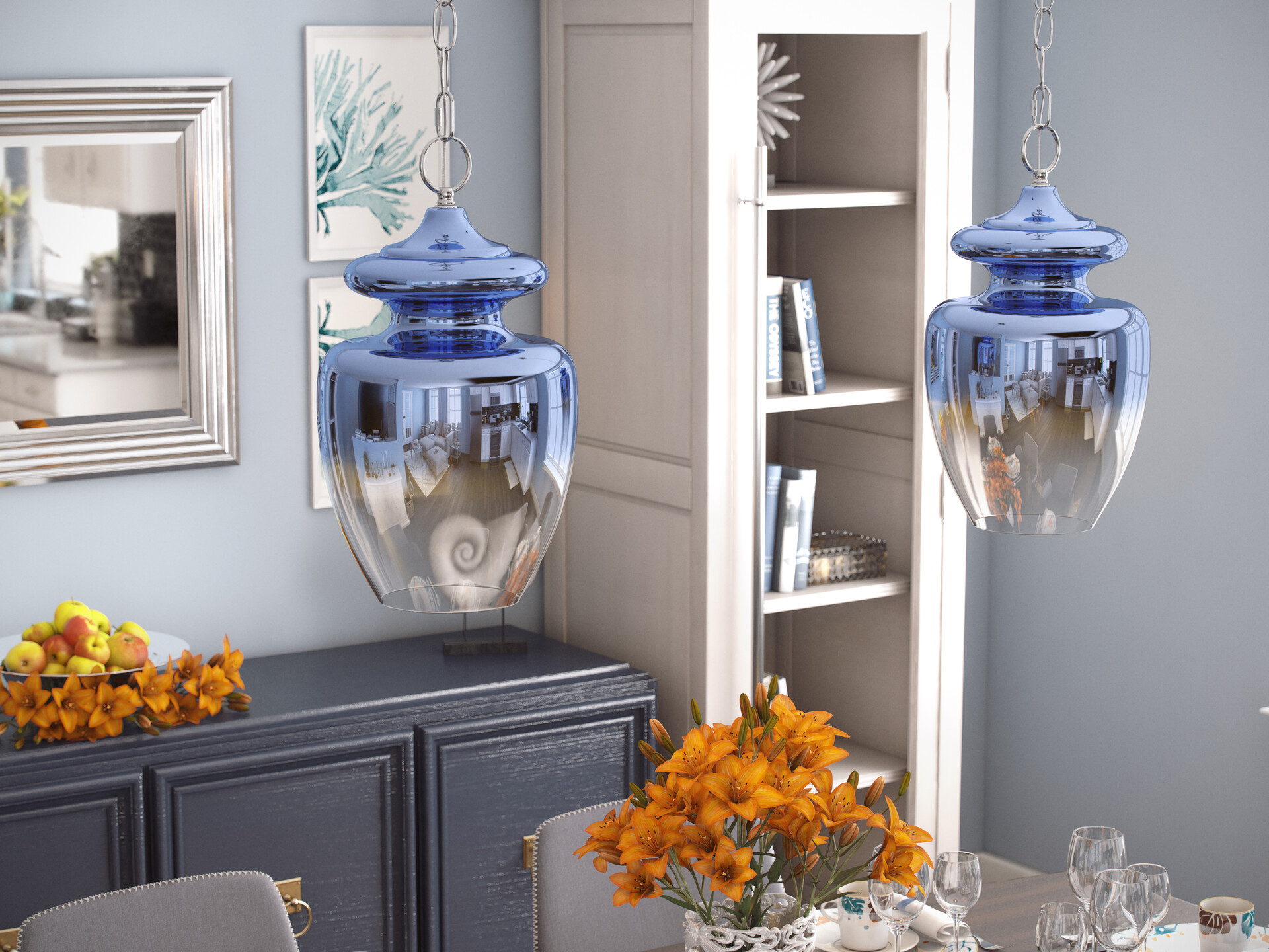 Pace Gagliardo - Gallipot Blue Pendant