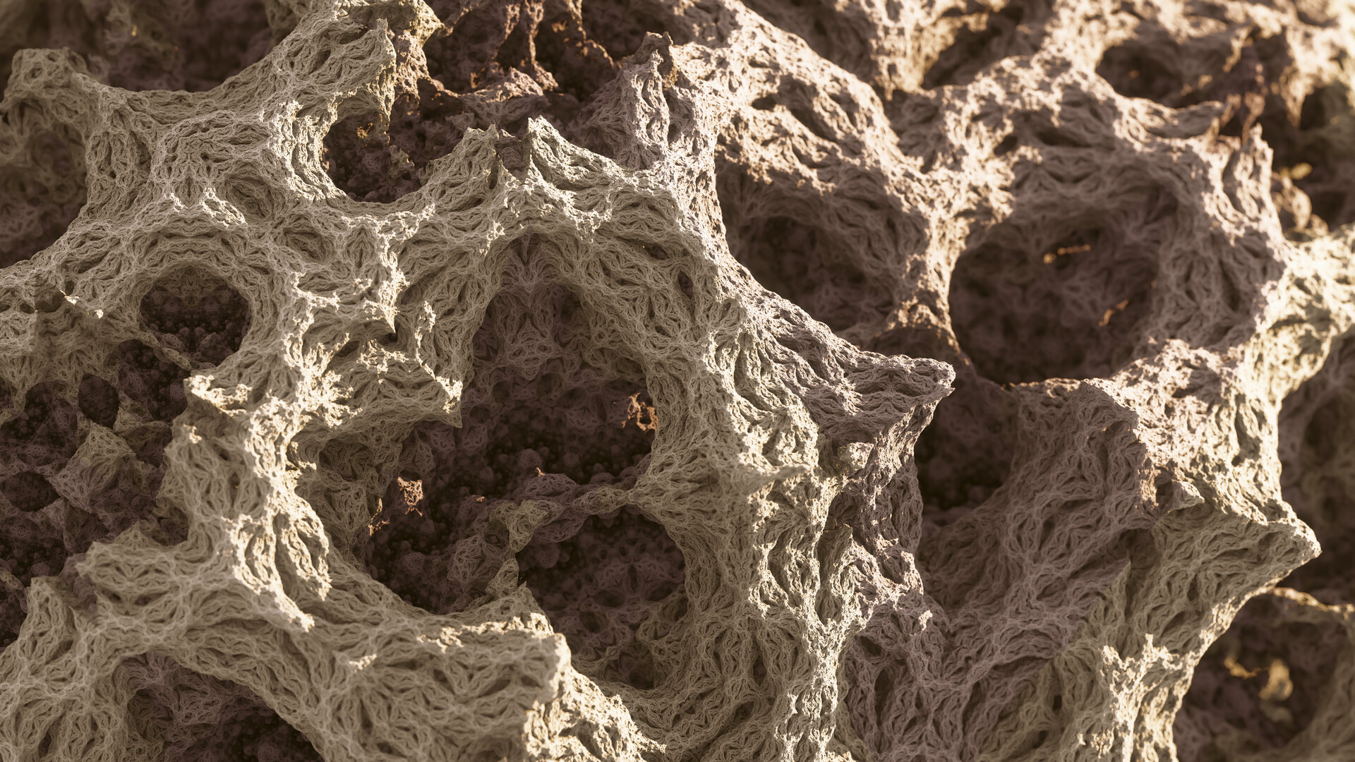 ArtStation - Spatial mirrored iterated function system fractal renders.