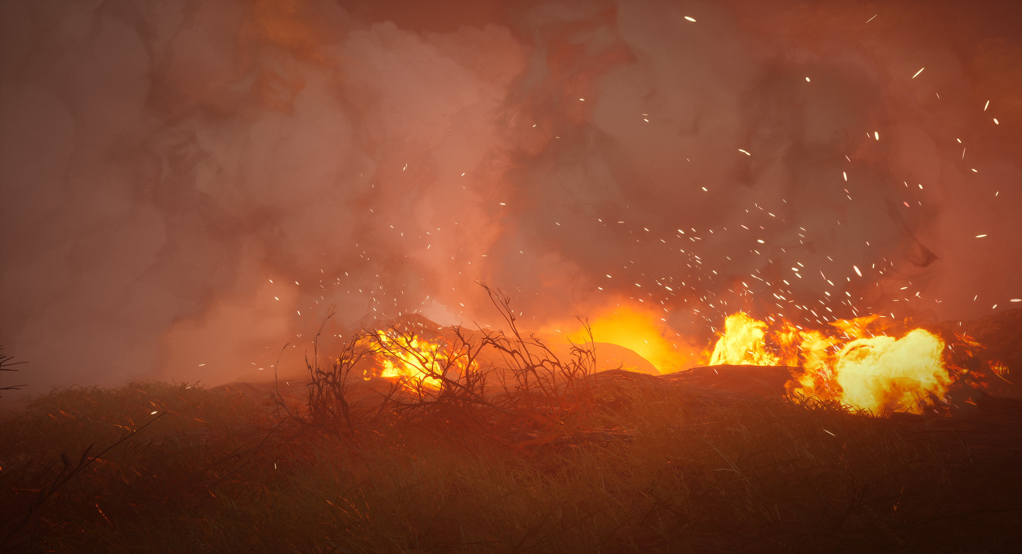 Tyler Smith - UE4 Ambient VFX Study 02: Brush Fire