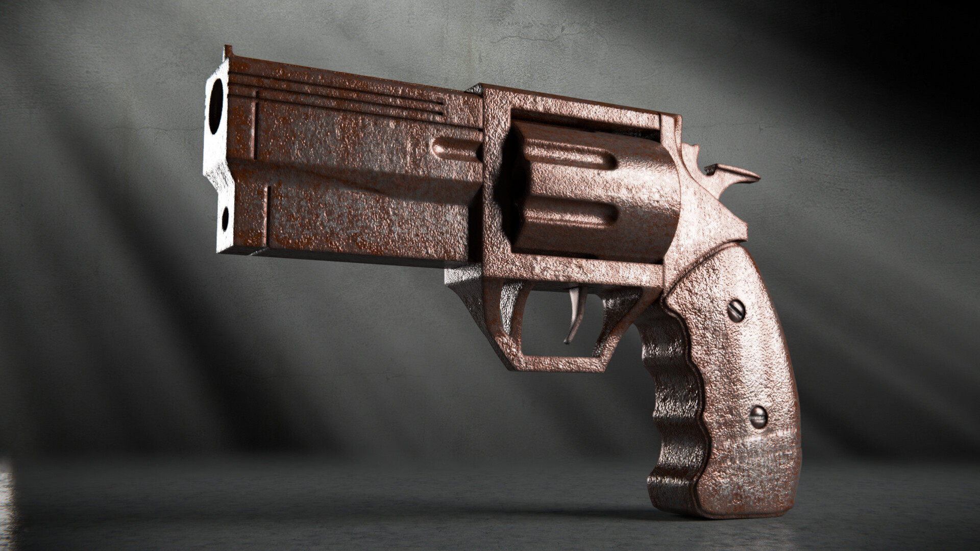 ArtStation - Rusted Pistol