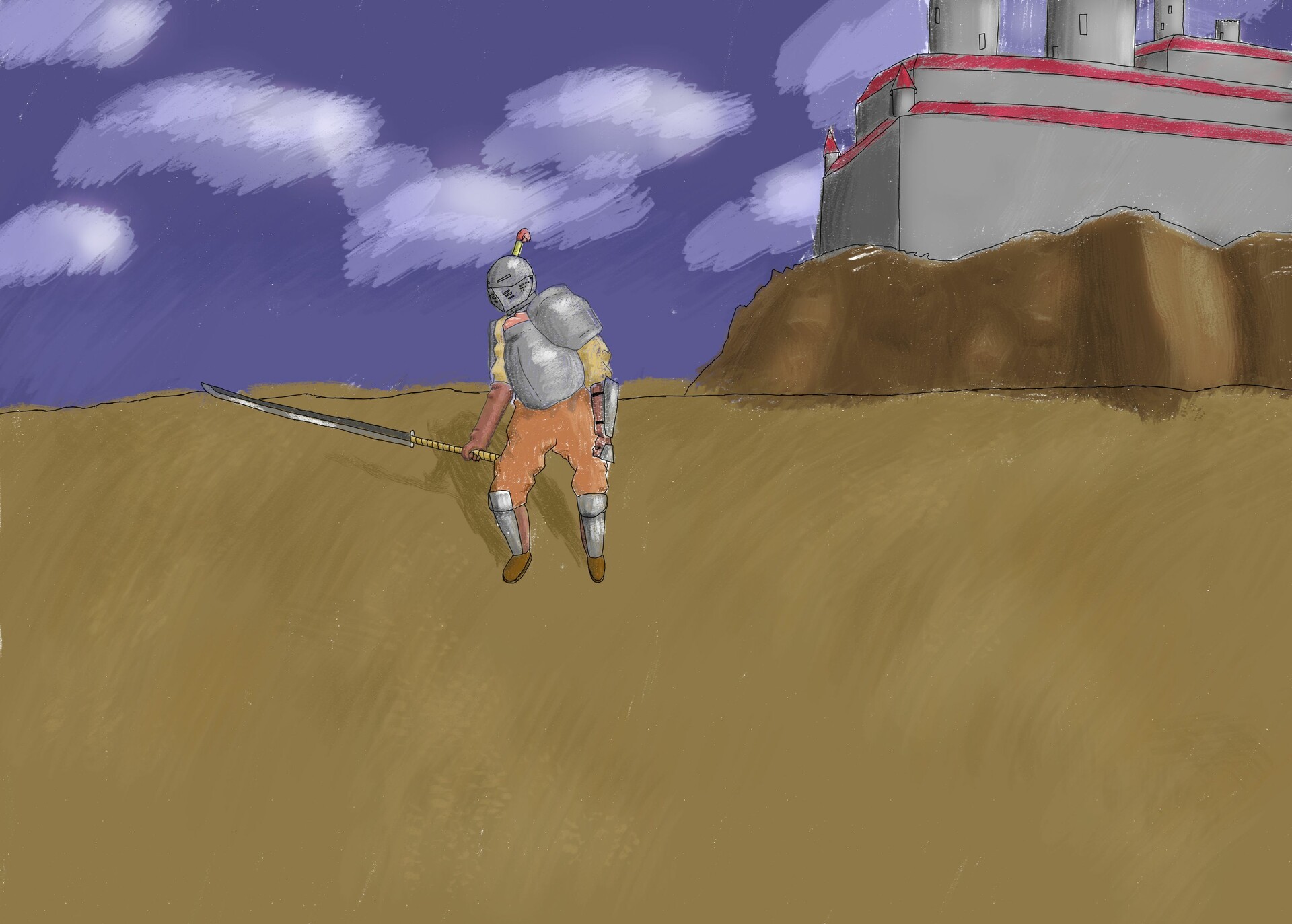 ArtStation - Knight Painting