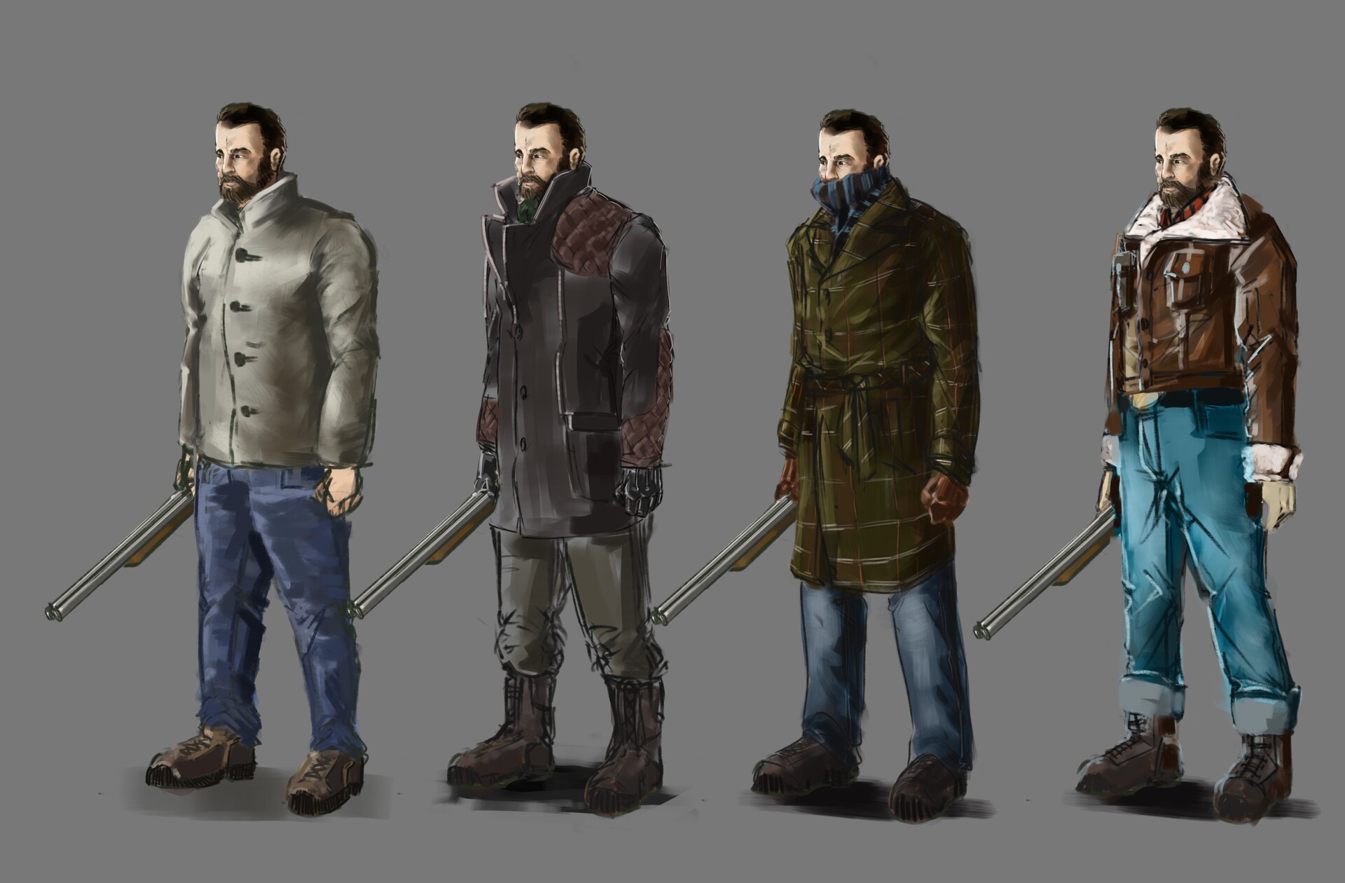 ArtStation - Kona Main Character Costume Exploration