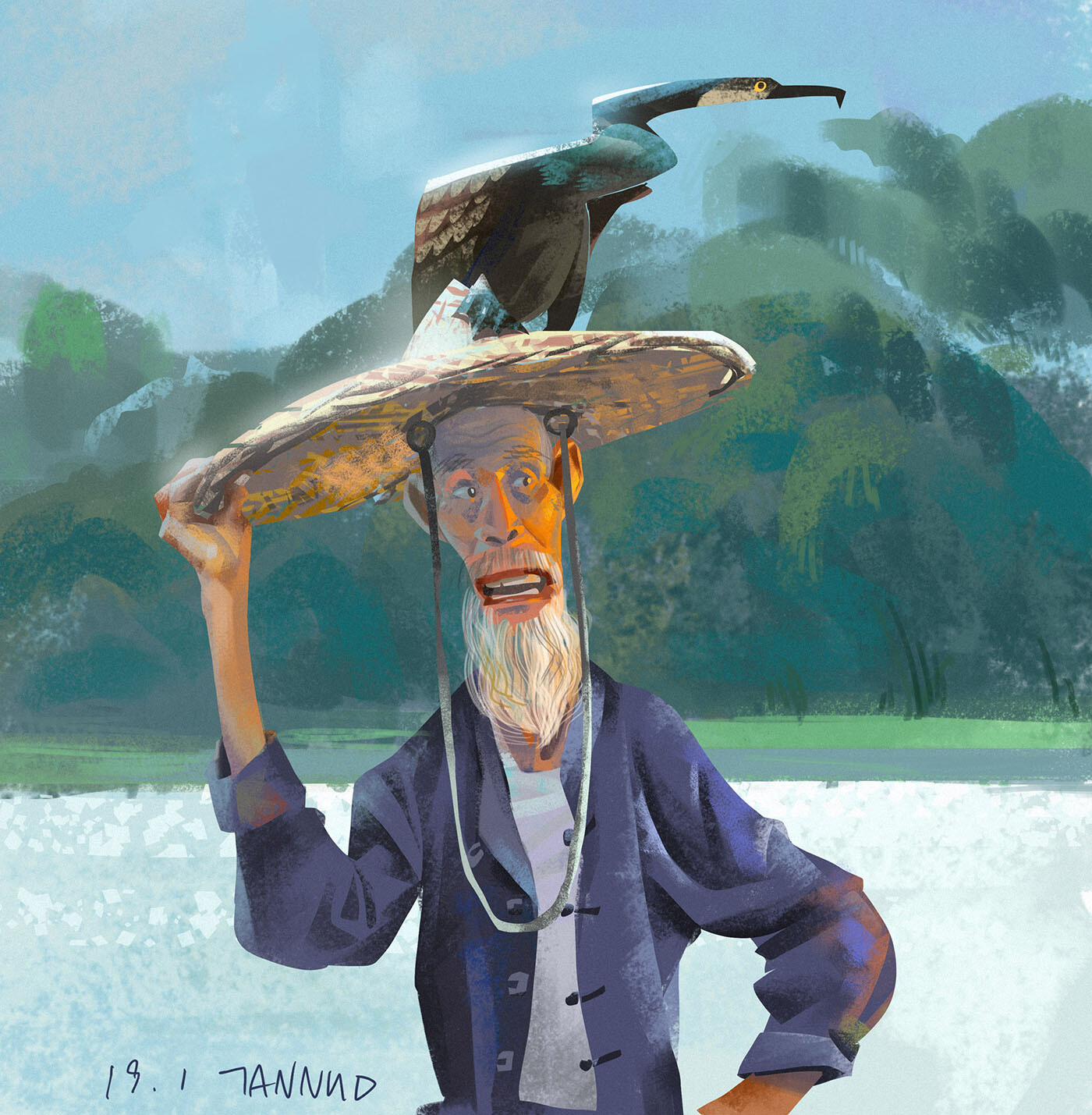 ArtStation - fish hawk