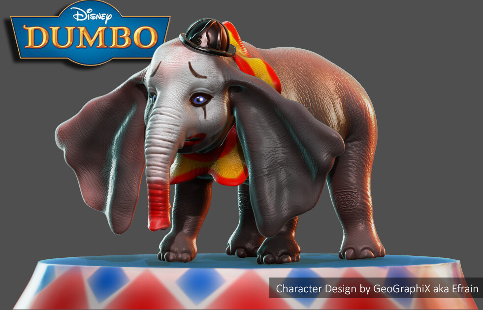 ArtStation - Dumbo The Flying Elephant