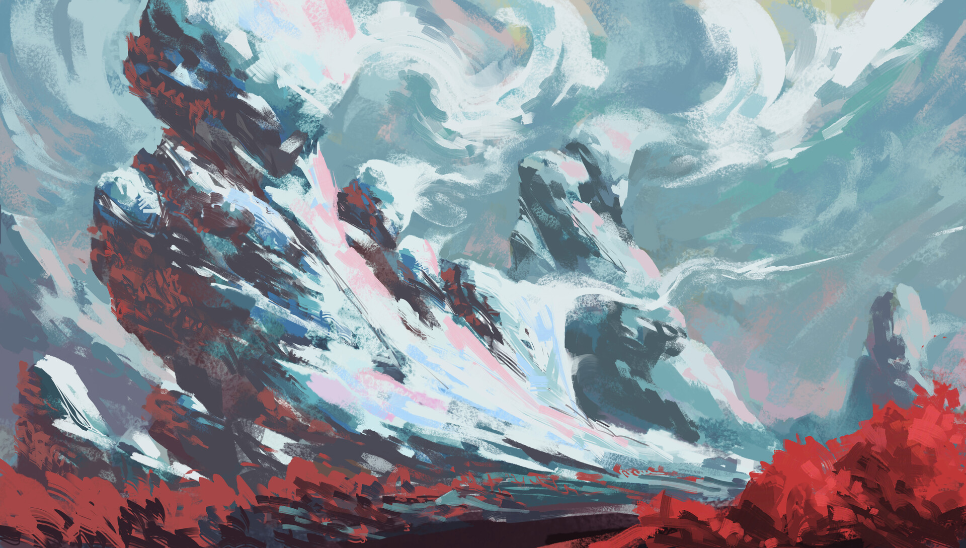 ArtStation - the mountain