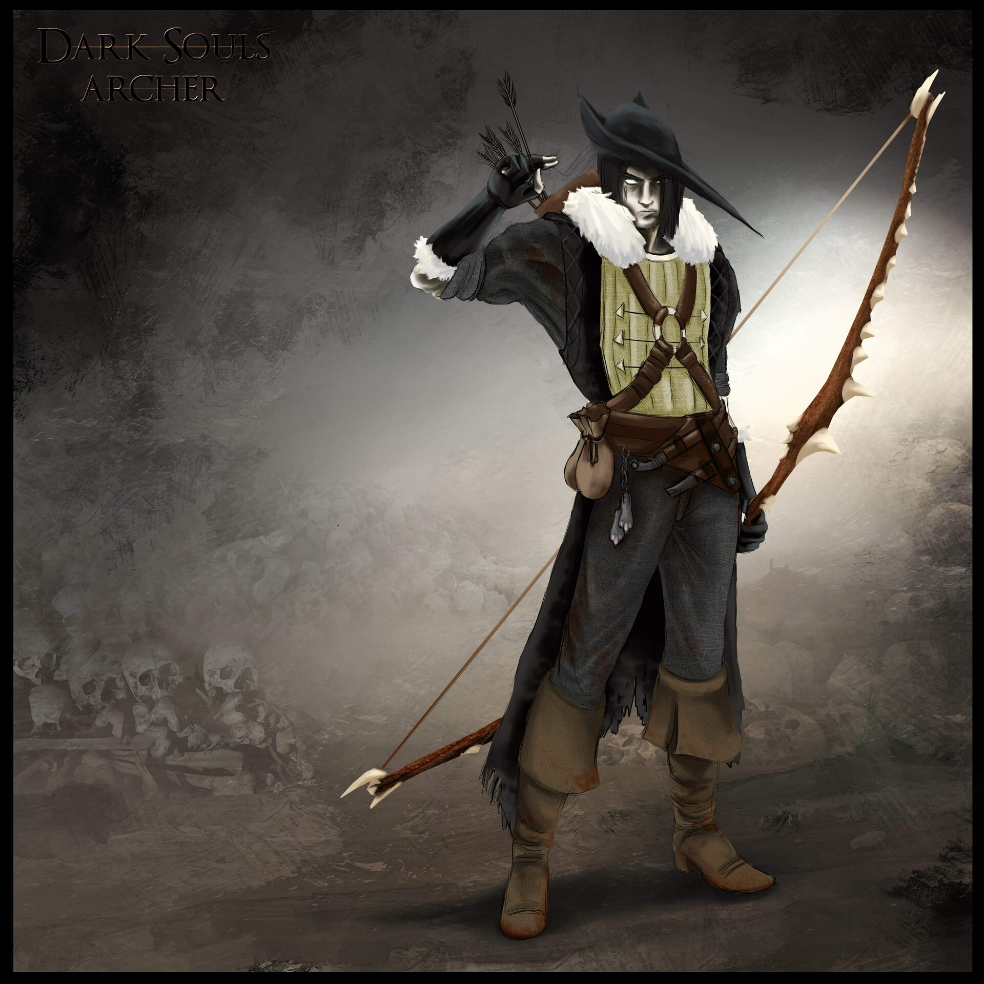 ArtStation - Dark Souls archer version