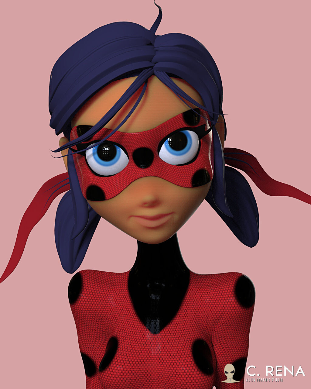 ArtStation - LadyBug (Miraculous)