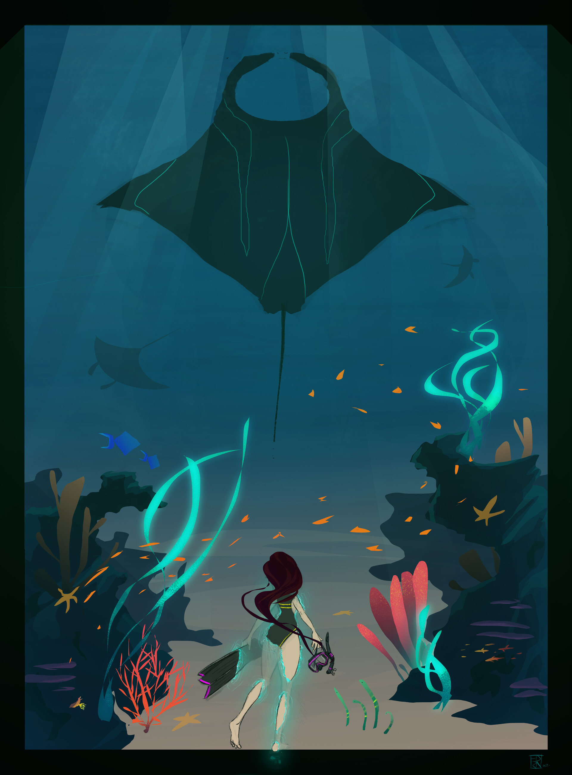 ArtStation - Painting for my sister