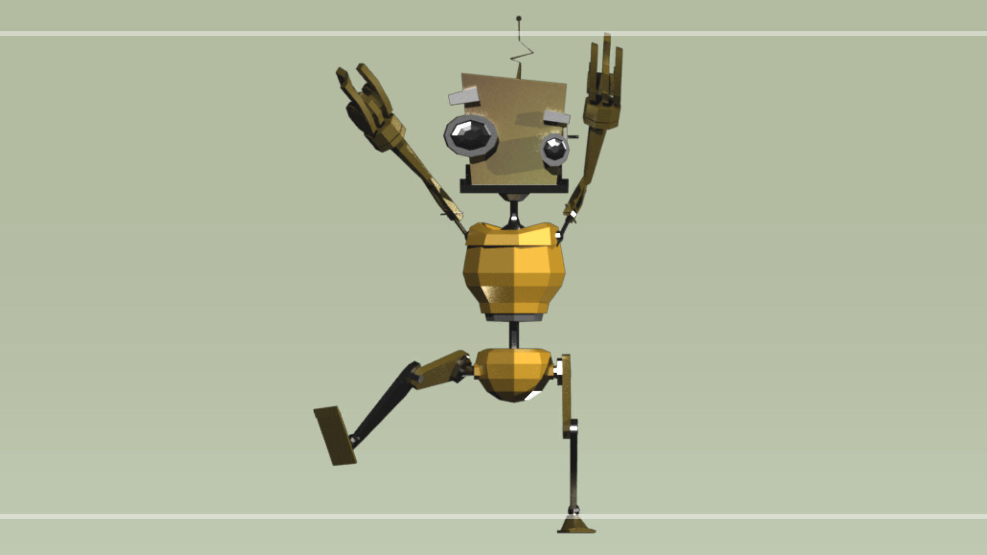 ArtStation - Yellow robot