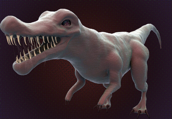ArtStation - Horgo the Handsome Dinosaur WIP
